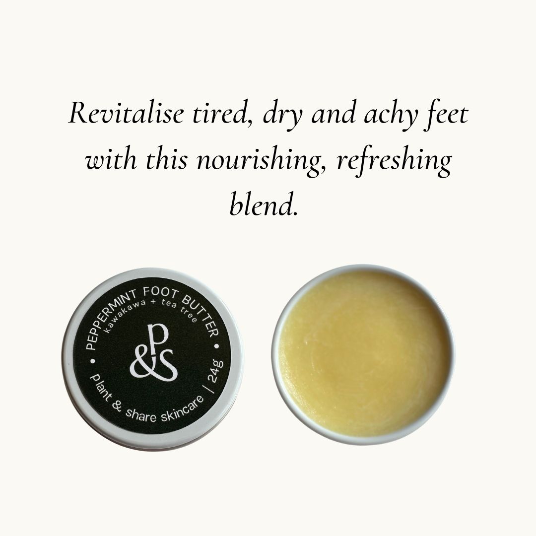 Peppermint Foot Butter with Calendula + Tea Tree - Plant and Share